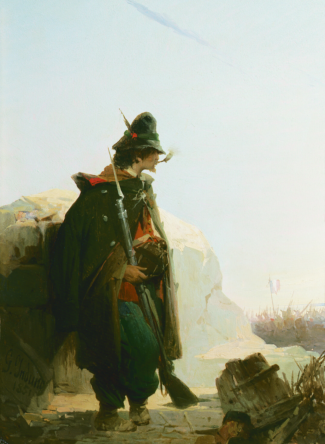 Sentinella - Gerolamo Induno a Milano | Gallerie d'Italia Milano